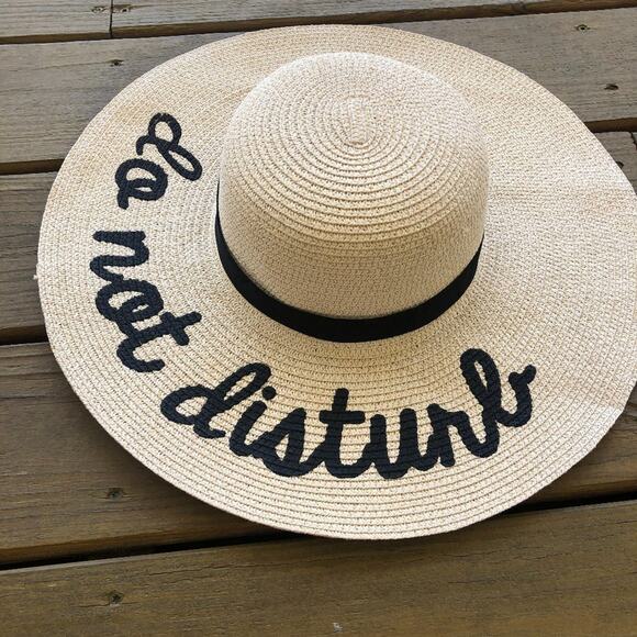 Accessories | Do Not Disturb Floppy Beach Hat | Poshmark